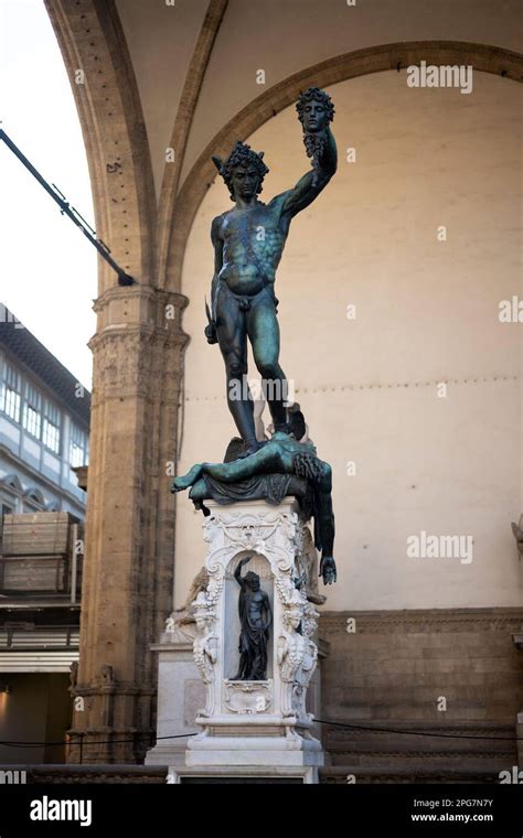 Benvenuto Cellini S Bronze Sculpture Perseus With The Head Of Medusa In