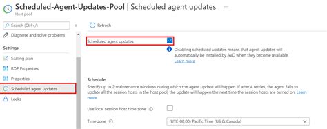 Azure Virtual Desktop Scheduled Agent Updates Microsoft Learn