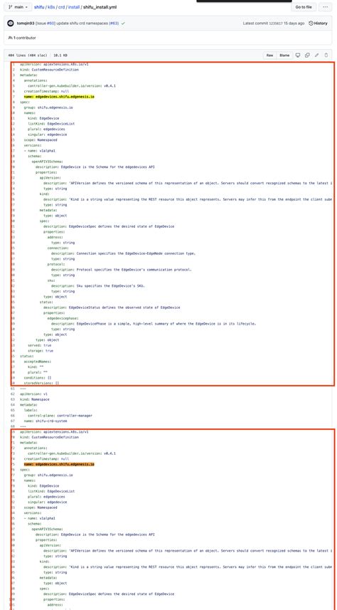 Issue Applying Shifu Install YAML Issue 64 Edgenesis Shifu GitHub
