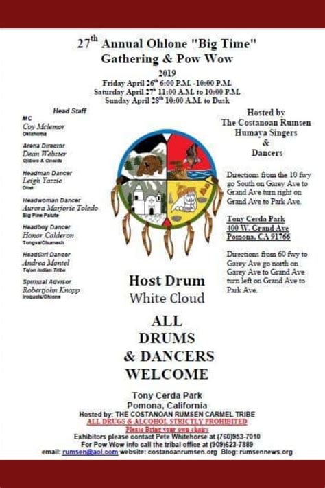 27th Annual Ohlone Big Time Gathering And Pow Wow 2019