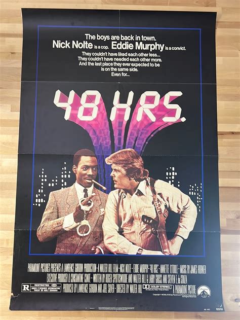48 Hrs 1982 Movie Poster Original 27x40 Sold Out Posters