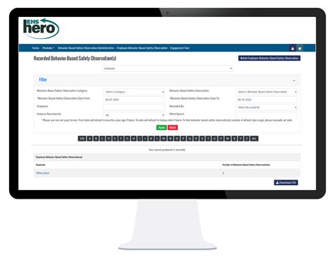 Behavior Based Observations Blr