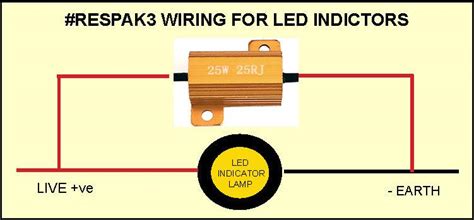 Led Indicator Resistor Pack Car Builder Solutions