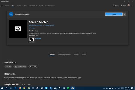 Screen Sketch App Updated On 19H1 Builds With New Name And Features WindowsObserver Com