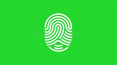 4k Animated Fingerprint Scanner Stock Video Video Of Individual