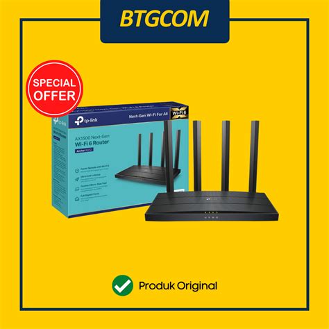 TP LINK ARCHER AX12 AX1500 WIFI 6 ROUTER BTGCOM