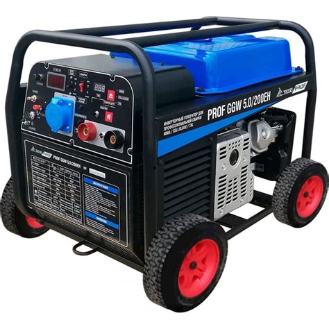 Бензиновый сварочный генератор ТСС PROF GGW 5.0/200EH MMA/TIG/Cellulose ...