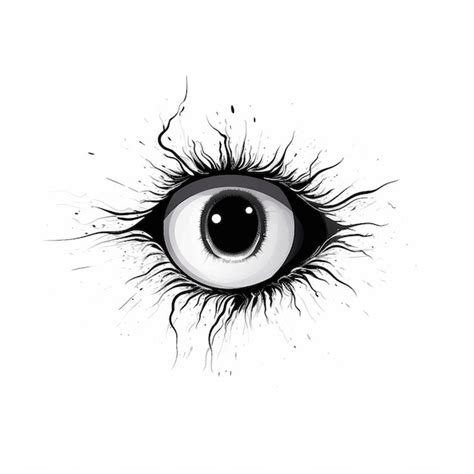 Los Ojos De Dibujos Animados Foto Premium