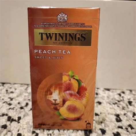 Twinings Peach Tea Sweet And Juicy ชาทไวนิงส์ พีช 2g 25 Sachets ซอง