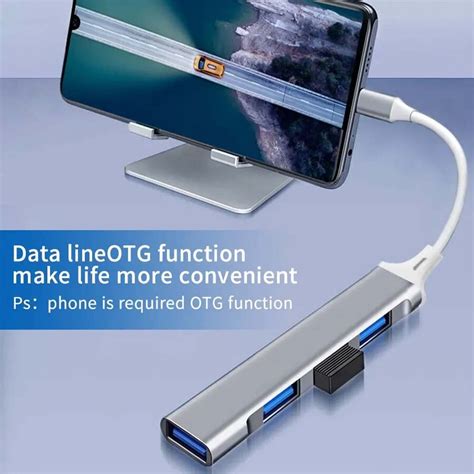 Universal Type C HUB 4 USB OTG Adapter Price In Bangladesh Hojoborolo