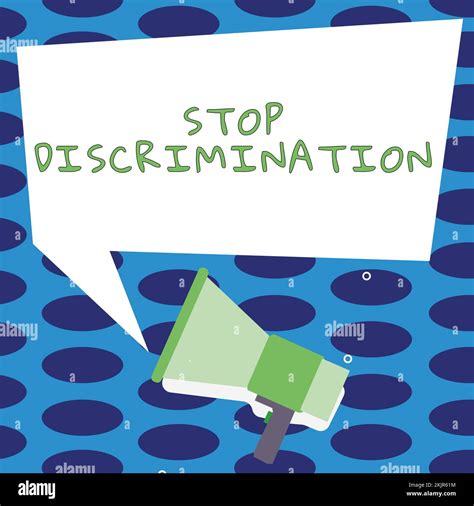 Writing Displaying Text Stop Discrimination Internet Concept Prevent Illegal Excavation Quarry