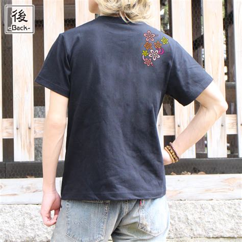 和柄ブランド 纏 まとい ｜和柄tシャツ [レディース半袖] 和柄tシャツ [半袖 レディース 通常プリント]｜和柄tシャツ 桜流水紋様