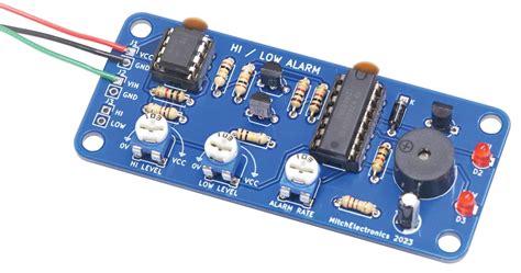 High Low Alarm Project Kit Mitchelectronics Cpc