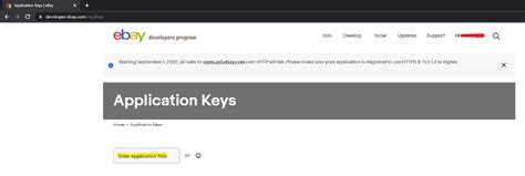 Creating Ebay Sandbox Environment Cleo