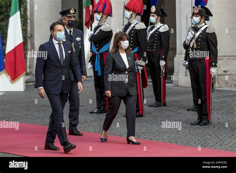 Roberto Monaldo Lapresse 09 10 2020 Rome Italy Chigi Palace Prime