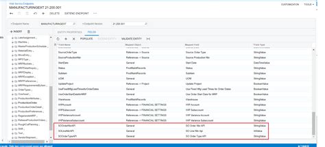 How To Link Production Order To Sales Order Line By Rest API Community