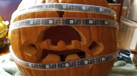[project] Pumpkin Light Show Arduino Addressable Leds Element14 Community