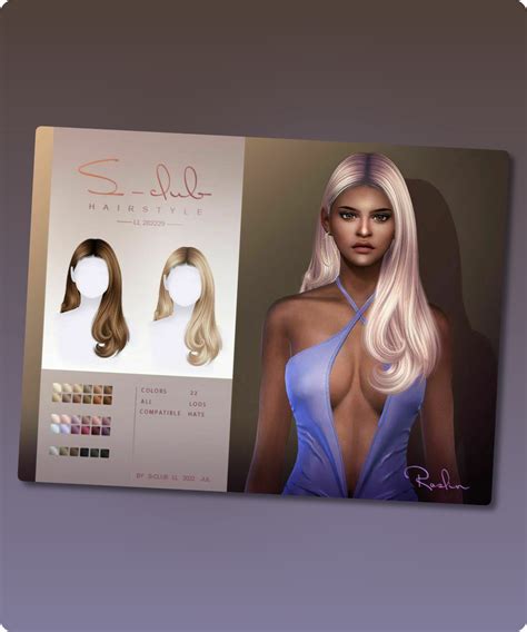 Best 12 Long Straight Hairstyle Marilou 080822 By S Club By S Club