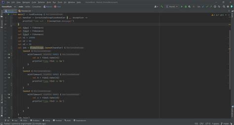 Coroutine Exception Handler Rkotlin