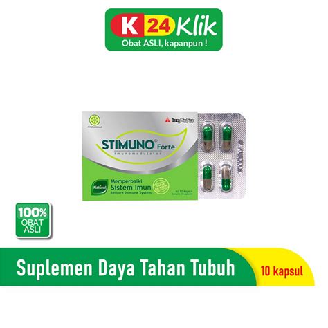 Jual Stimuno Forte Kapsul 1 Strip Isi 10 Tablet Shopee Indonesia