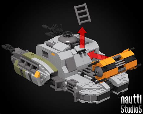 Lego Moc Cargo Pod By Hautti5 Rebrickable Build With Lego