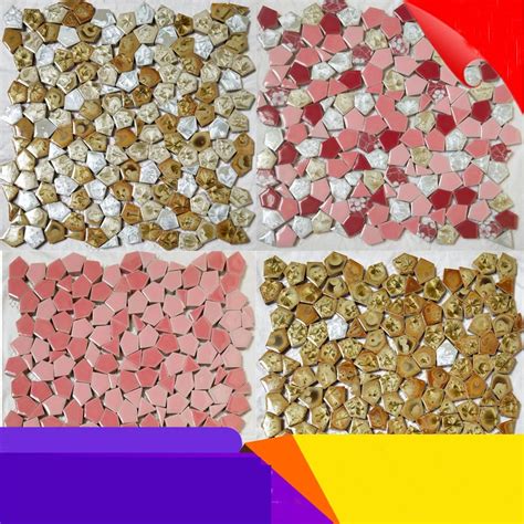 스테인글라스 세라믹 모자이크 타일 불규칙한 돌 Diy 예술 만들기 공예 취미 홈 벽 장식 100g 티몬