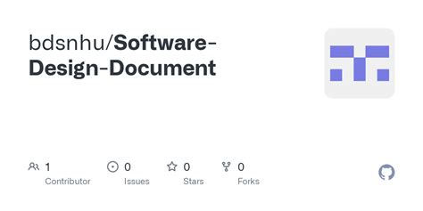 GitHub Bdsnhu Software Design Document