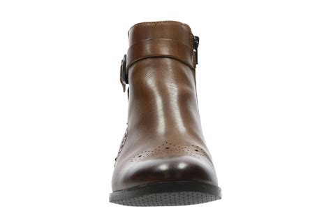 Купить Женские полусапоги Clarks цвет коричневый Модель Netley