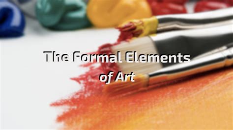 The Formal Elements Of Art The Art Teacher