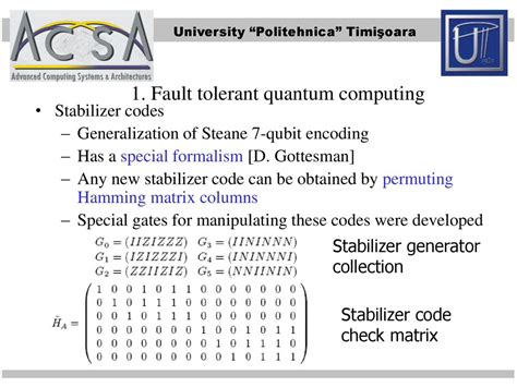 Improving Quantum Circuit Dependability Ppt Download