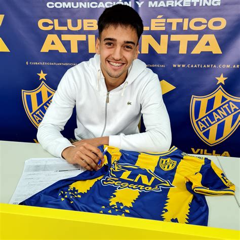 Nico Medina Firmó Primer Contrato Club Atlético Atlanta