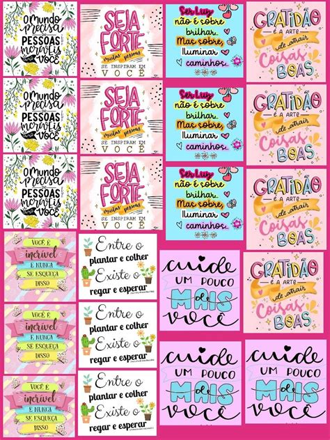 Tags Motivacionais Para Imprimir