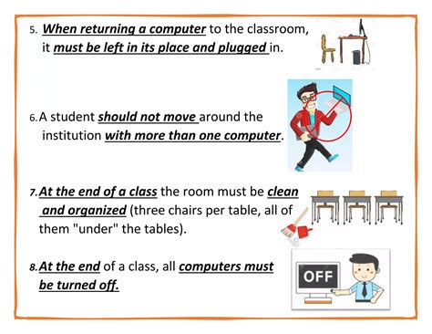 Ict Room Rules Docx