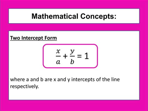 Equation Of The Line Using Two Point Form PPTX