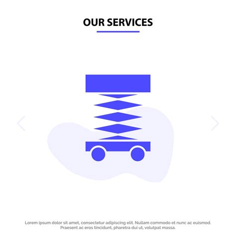 Our Services Construction Develop Scaffolding Structure Solid Glyph