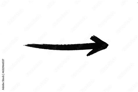 Arrow Marker Isolated Png Mark Hand Draw Stock Illustration Adobe Stock