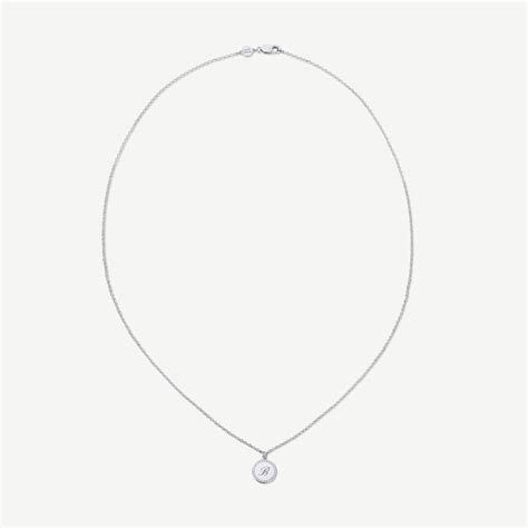 Sterling Silver 12mm Cable Chain Necklace With Engravable 9mm Circle