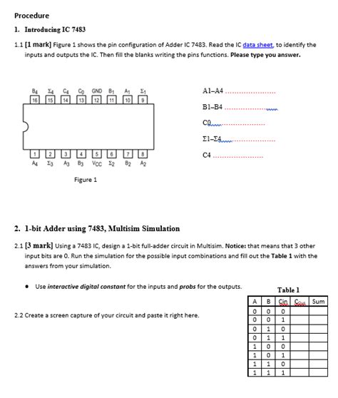 Solved Learning Outcome Construct And Test A 1 Bit And A