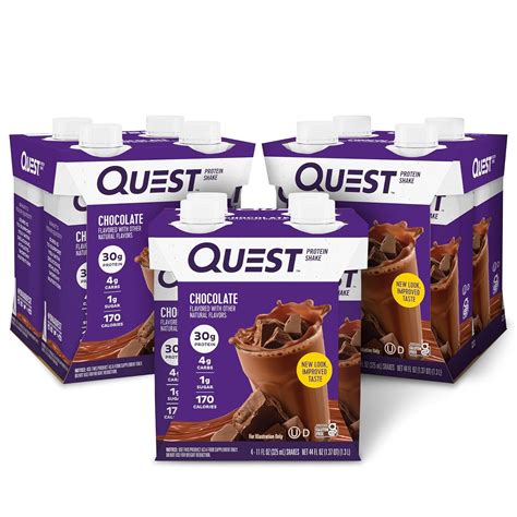 Brandclub Quest Nutrition Ready To Drink Chocolate Protein Shake 30g