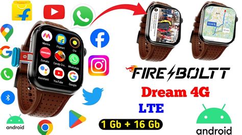 Fire Boltt Dream Smartwatch 4g Android Fireboltt Dream Smartwatch Fireboltt Firebolttdream