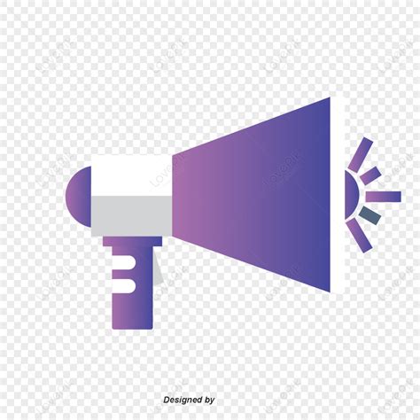 Purple Gradient Amplifier Blue Violet Horn Horn Vector Purple Vector