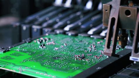 Smd Surface Mount Device Mounting Electrical Components On Printed Circuit Board Pcb Modern