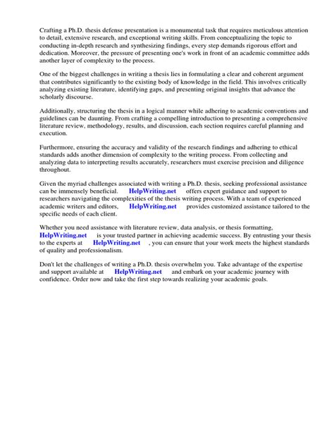 Phd Thesis Defense Presentation Pdf Thesis Microsoft Power Point