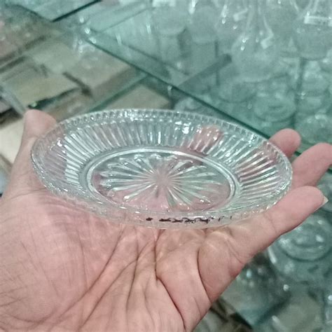 Jual Alas Cangkir Lepek Gelas Gelas Alas Gelas Kaca Alas Mug 6biji Souvernir Lepek 1 Box