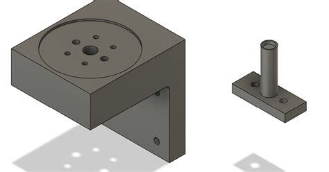Motor Encoder Mount By Robotmaker67 Download Free Stl Model