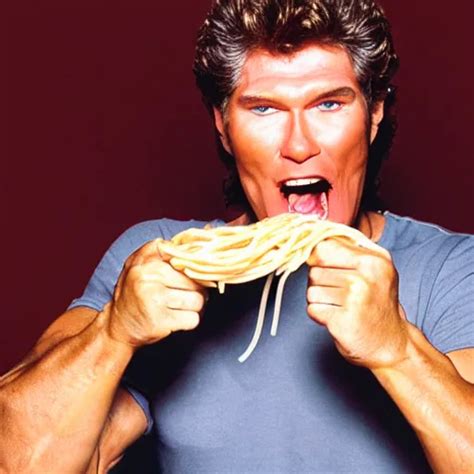 David Hasselhoff Drunk Eating A Cheeseburger