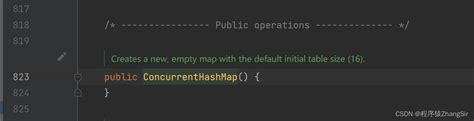 Jdk8的 Concurrenthashmap 源码分析java8 Currenthashmap初始化 Csdn博客