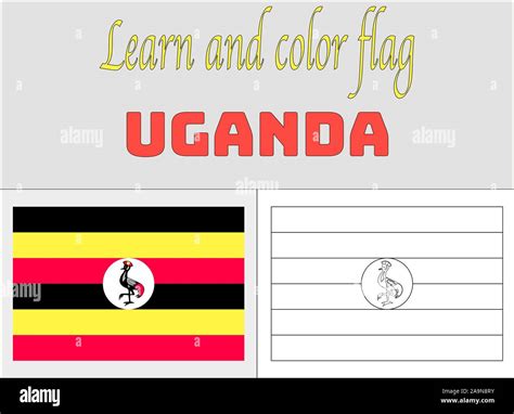 National Flag Coloring Book Pages For Education And Learning Original