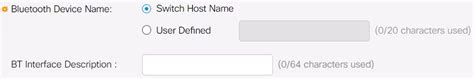Configure Bluetooth Settings In Catalyst 1200 And 1300 Switches Cisco