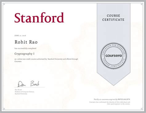 Stanfordcryptographycertificate Ppt